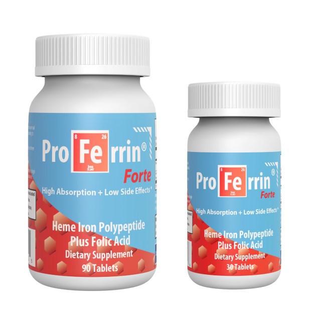The science behind our products Proferrin® Forte 30ct & 90ct