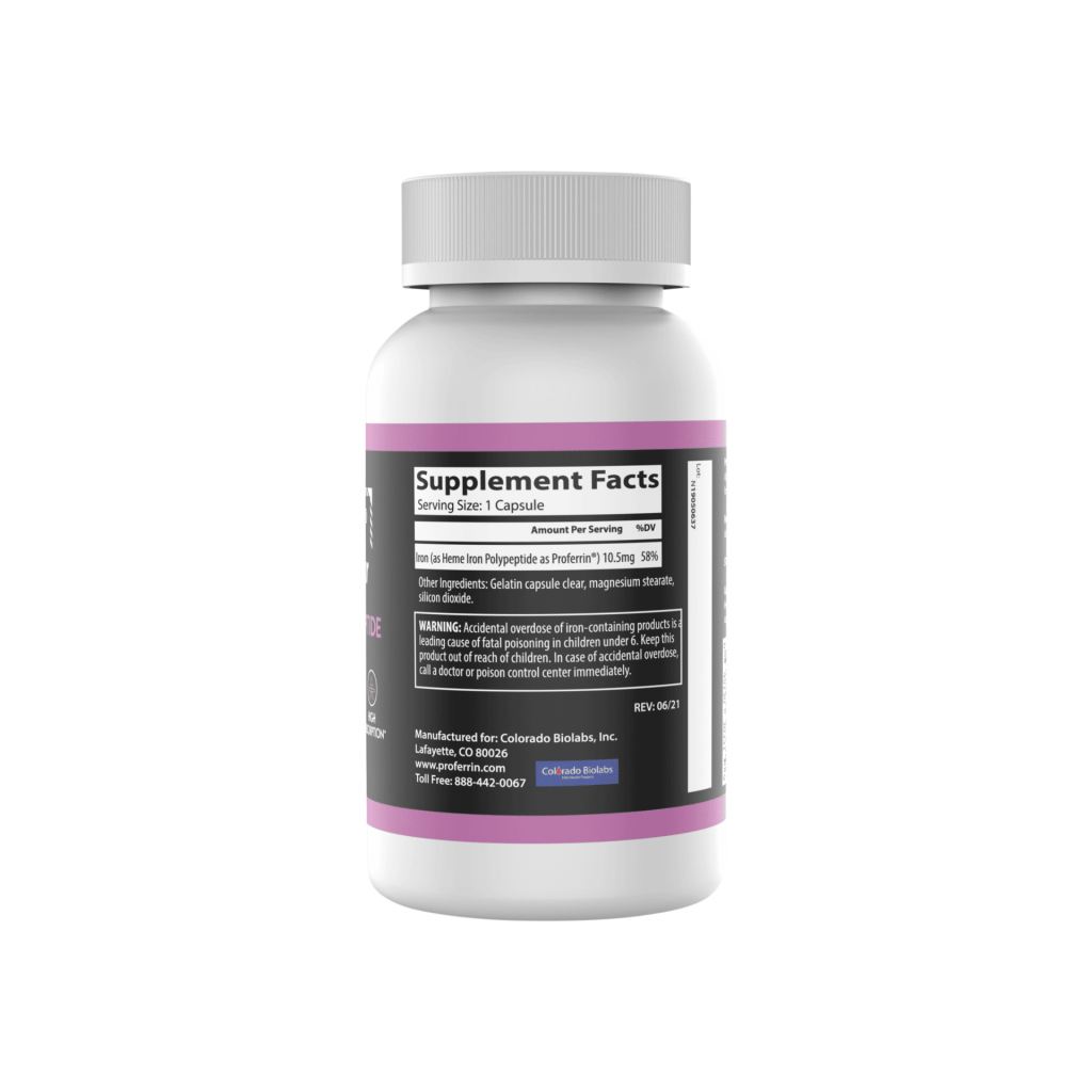 The science behind our products Proferrin® Clear 30ct & 90ct